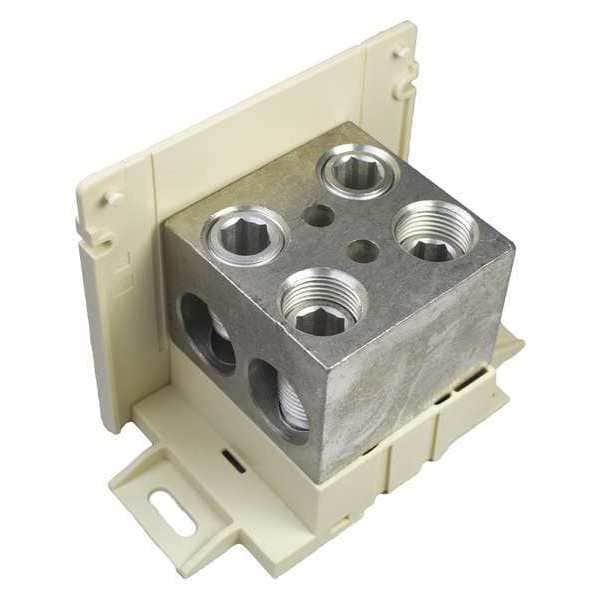 Burndy Power Distribution Block, Open, 1 Pole, 760 A Copper, 600 V AC ...