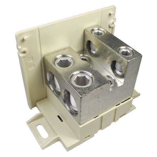 Burndy Power Distribution Block, Open, 1 Pole, 760 A Copper, 600 V AC ...