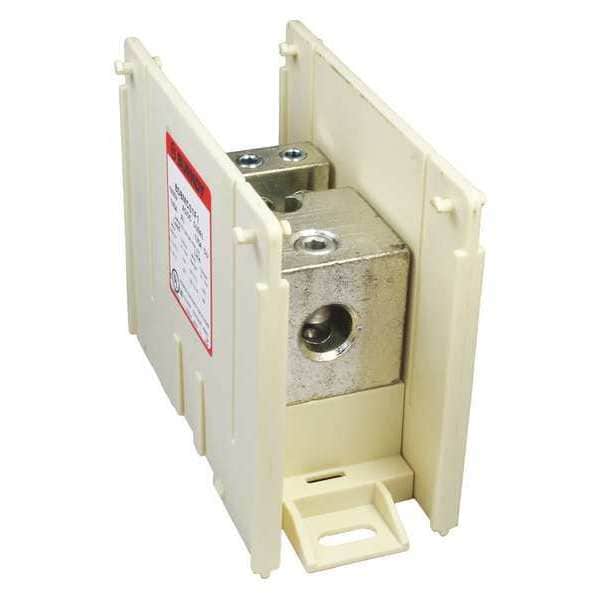 Burndy Power Distribution Block, Open, 1 Pole, 175 A Copper, 600 V AC ...