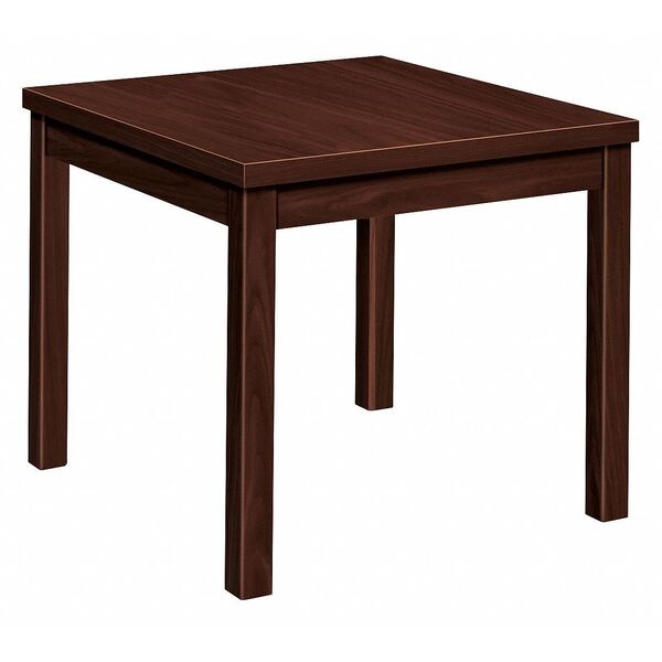 Hon Square Corner Table, 24" W, 20" H, Henna Cherry HON80192JJ | Zoro