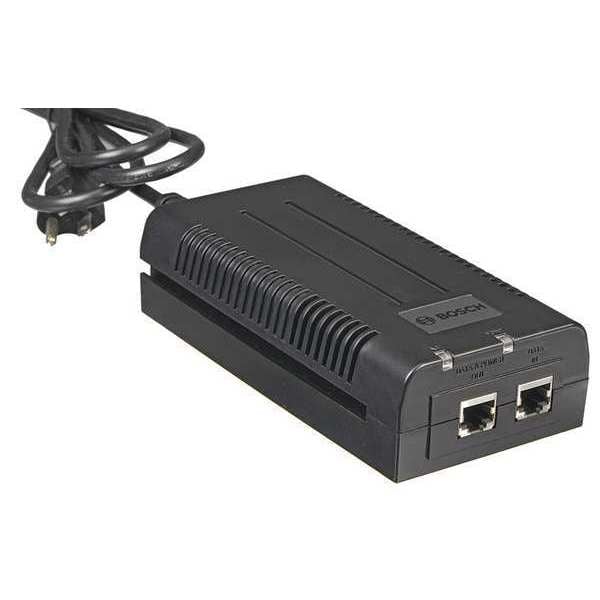Bosch PoE Injector, Plastic, Black, 95W NPD-9501A | Zoro