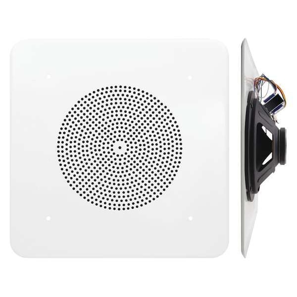 Speco Technologies In-Ceiling Speaker, 12 in.L x 12 in.W G86TG1X1 | Zoro