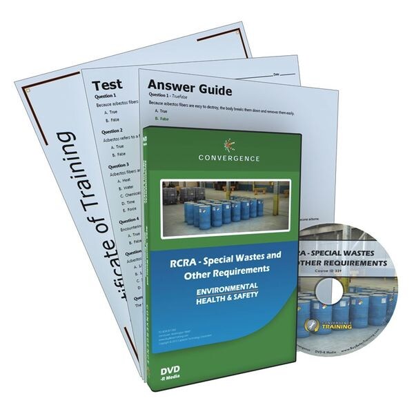 Convergence Training RCRA Special Wastes, General Safety C-539 | Zoro