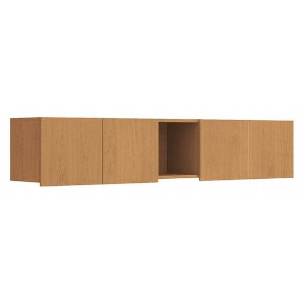 Hon 4-Door Overhead Storage Hutch, Series Voi, Laminate Harvest ...