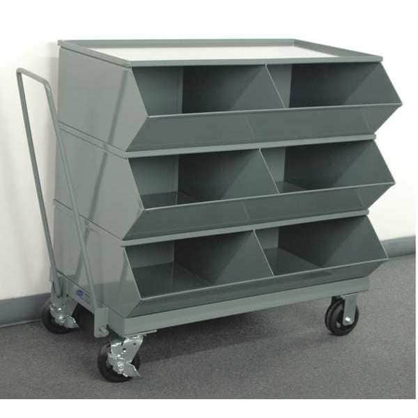 Stackbin Steel Sectional Stacking Bin, 24 in D x 37 7/8 in H x 37 in W ...