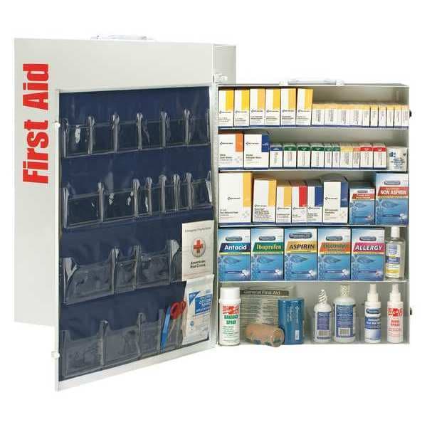 First Aid Only First Aid Kit, Metal 2,134 Components, 200 People Served ...