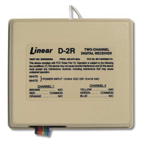 Linear Two-Channel Receiver, 304 MHz D-2R | Zoro