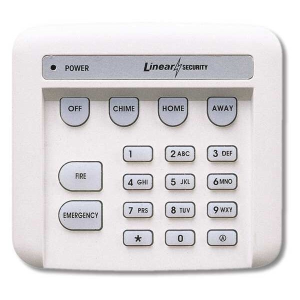 Linear Key Pad, 1500 ft., 315 MHz, 3-51/64inW DXS-10 | Zoro
