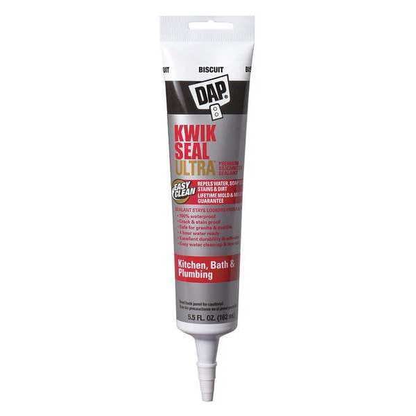 Dap Acrylic Latex Sealant, 6 oz, Tube, Biscuit, Acrylic Latex Base ...