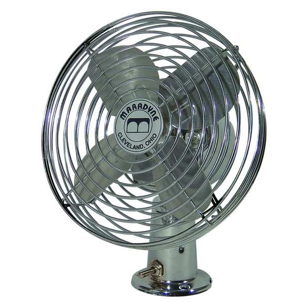 Maradyne Compact Bolt-On Fan, 140/210 cfm, 12VDC F-100012 | Zoro