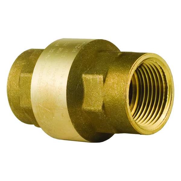 Bonomi 3/4" NPT Brass Spring Check Valve 100012LF-3/4 | Zoro