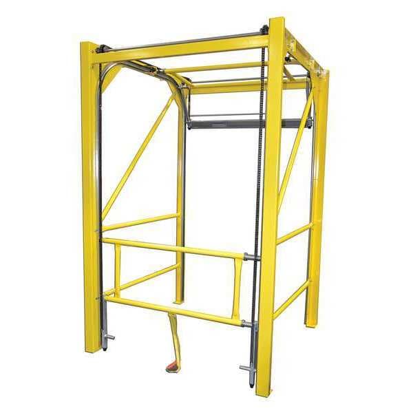 Garlock Safety Systems Vrtical Safety Gate, Manual, Steel, 108in H ...