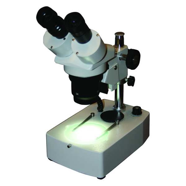 Lw Scientific Dual Mag Stereo Microscope, 6 in. W, LED DMM-S13N-7LL3 | Zoro