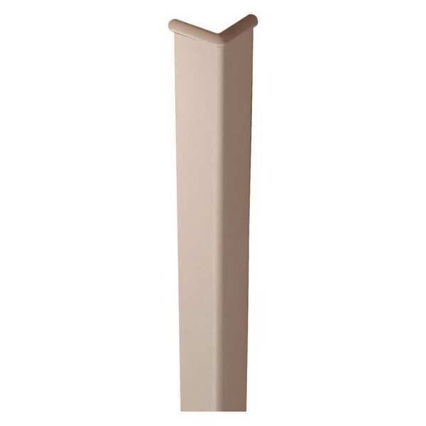 Inpro Corner Guard, Khaki Brown, 90 Deg., 2"W X 96"H 168BN | Zoro