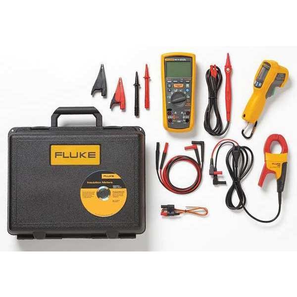 Fluke Insulation Multimeter, 1,000 V Max DC, 600 mV Max AC, Digital ...