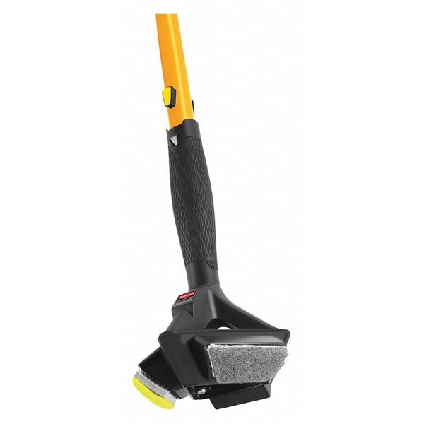 Rubbermaid Commercial Scrubber, Yellow Plastic 2018782 | Zoro
