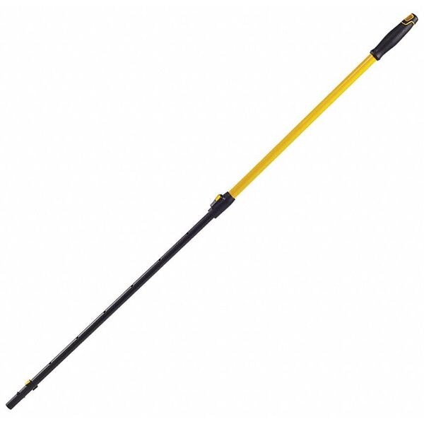 Rubbermaid Commercial up to 60" Extension Handle, Yellow, Steel 2018789 ...