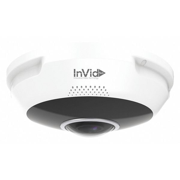 Invid Tech IP Camera, Fisheye, 5K HD Resolution, Color VIS-P12PAN | Zoro