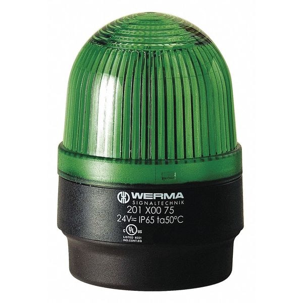 Werma Warning Light, 24VAC/DC, Surface Mount 20120075 | Zoro