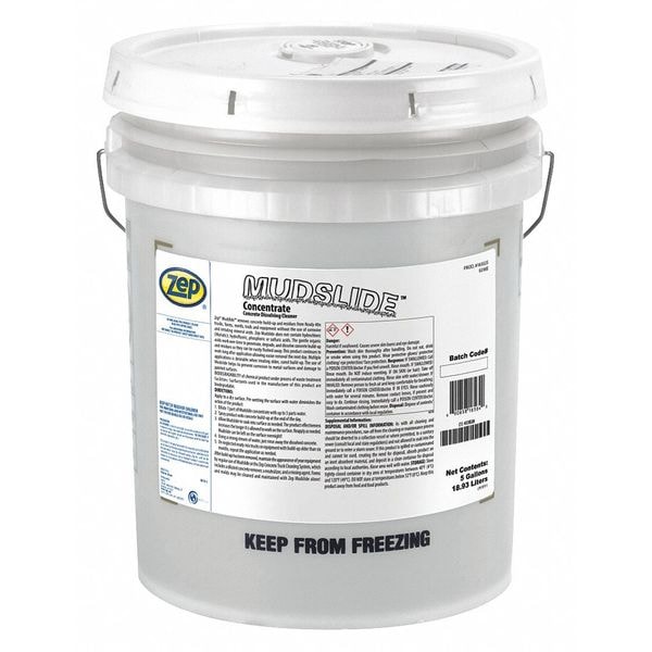 Zep Concrete Remover, Concrete Removers, 5 gal, Butyl-Free 165635 | Zoro