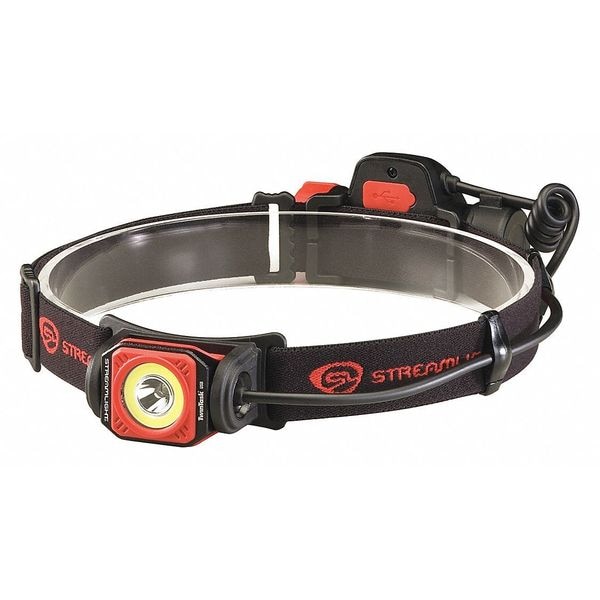 Streamlight Headlamp, 375/175/50 lm, Red Body, LED 51064 | Zoro