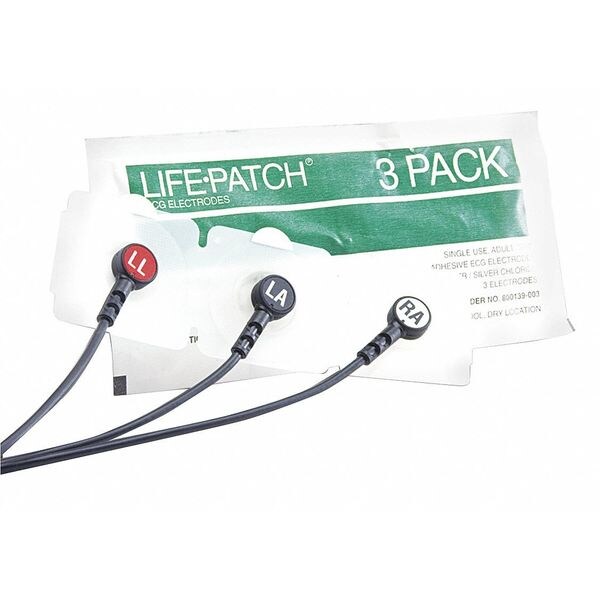 Physio Control Defibrillator Electrodes, 4"H x 8"L x 6"W 11100-000001 ...