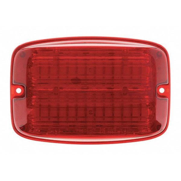 Federal Signal Warning Light, LED, Red, PC, 1-1/32" L. FR6-R | Zoro
