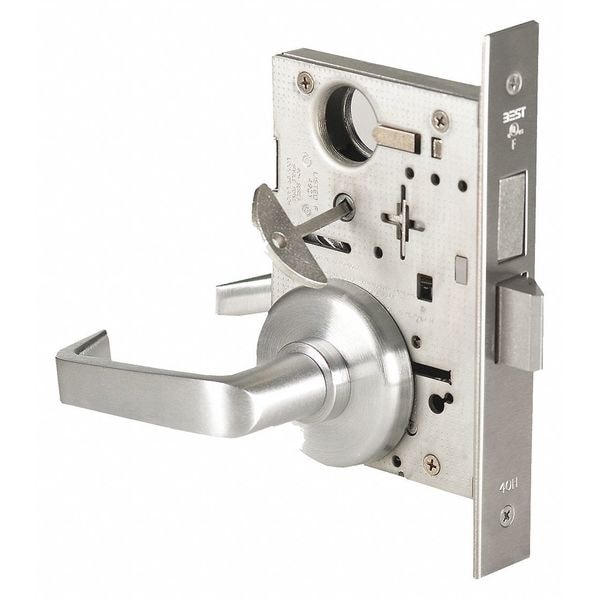 Best Mortise Lockset, 40H Style, 2-3/4" Backset 45H0L15H626LHVIN | Zoro