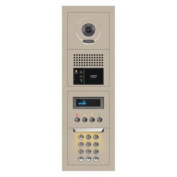 Aiphone Video Entry System, 10-5/8"W x 8-55/64" H GTV-DES104B | Zoro