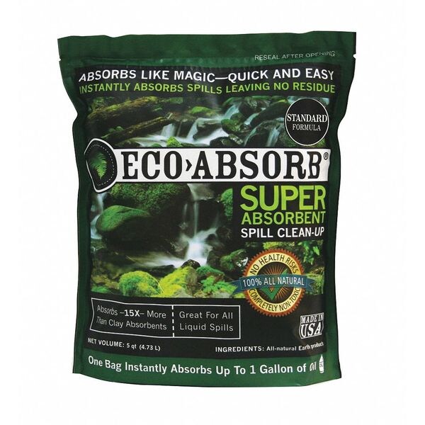 Eco Absorb Spill Kit Refill,Bag,3" Hx12" Wx13" L (ECO-5QRT-ST) | Zoro