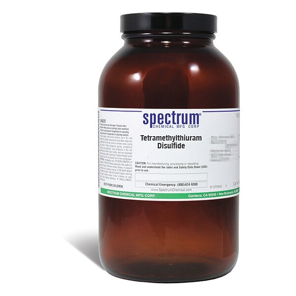Spectrum Tetramethylthiuram Disulfide, 500g T2648-500GM | Zoro