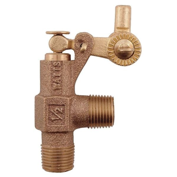 Watts Float Valve, 1/2 In, Bronze, Pipe Mount ST500 | Zoro