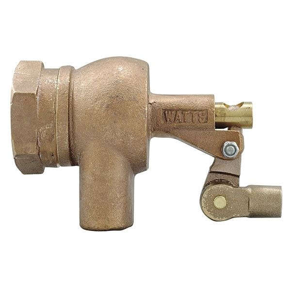 Watts Float Valve, 1-1/2 In, Bronze, Pipe Mount 1500 | Zoro
