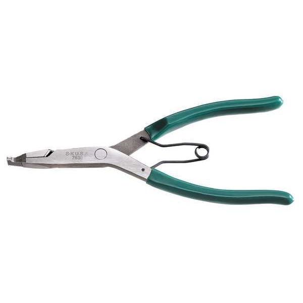SK PROFESSIONAL TOOLS 9 in Angle Lock Ring Pliers, 90 Degrees, 1 pk - 7636