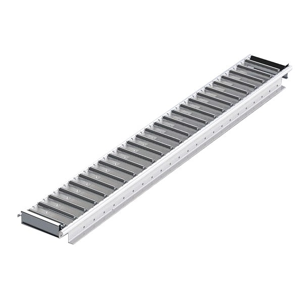 Unex Span Track Flow Rack Conveyor, Roller Type, 4 ft L, 6 in W, 50 lb ...