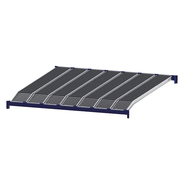 Unex Roller Rack Roller Rack Knuckled Lane 96in D 96"W, Blue RR99K2R8X8 ...