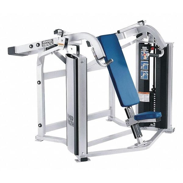Hammer Strength Shoulder Press Machine, 45 in. L, 54 in. H MTSSP | Zoro