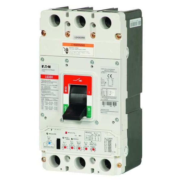 EATON 600A, 3 pole Molded Case Circuit Breaker, LG, 600V AC, - LGE3600FAG
