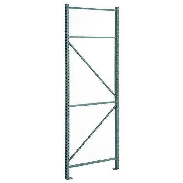 Steel King Upright Frame, 20 ft H, 3 in W, 48 in D, Green ...