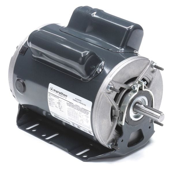 Leeson Capacitor-Start/Run Direct Drive Blower Motor, 2 HP, 115/208 ...