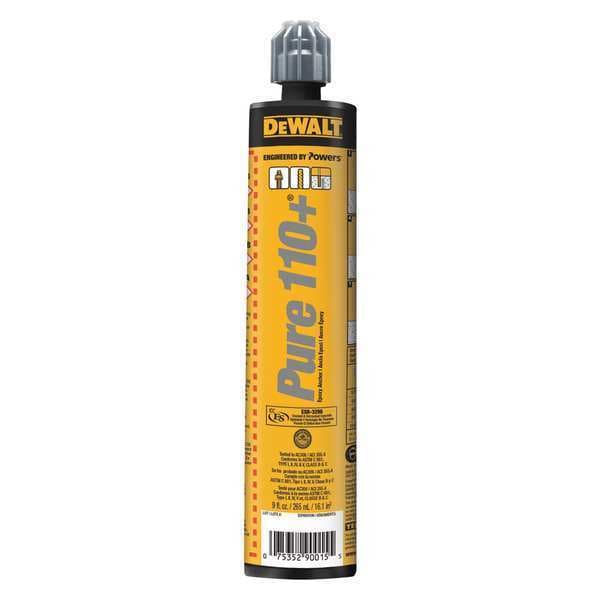 Dewalt AC100+ Gold Epoxy, 9 Oz Container Size Cartridge, Includes ...