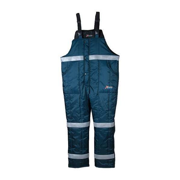 Polar Plus Reflective Insulated Bib Overalls, Navy, Size 5X FW560 | Zoro