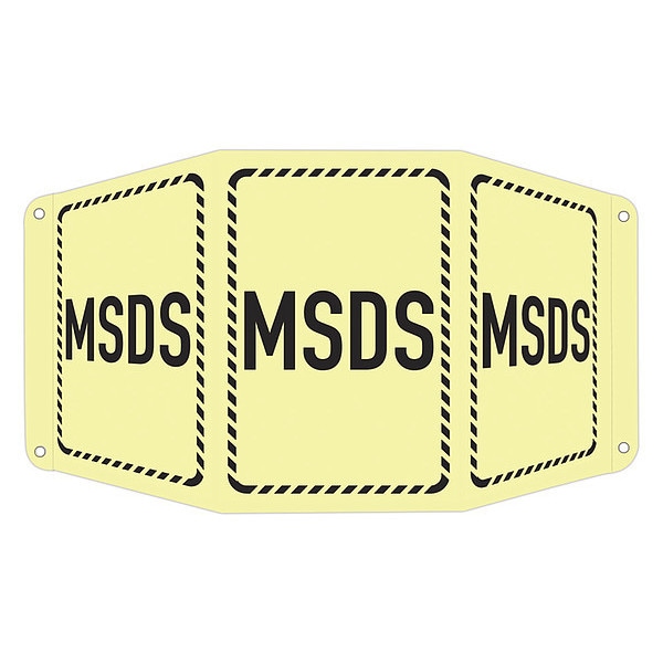 Lyle Safety Sign, 10in x 17.5in, Aluminum LCTB-0013-GA_7x10 | Zoro