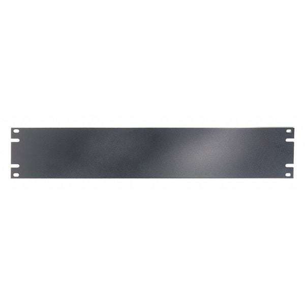 Video Mount Products 2U Blank Panel 19" Equipment Rack - Black ER2B | Zoro