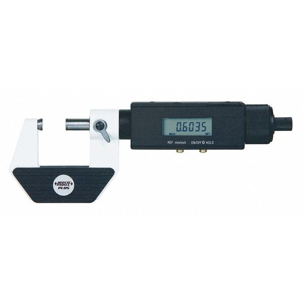 Insize Spindle Electronic Micrometer, Lock Nut 3631-75 | Zoro