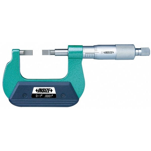 Insize Blade Micrometer, Blade Anvil, Mechanical 3232-5 | Zoro