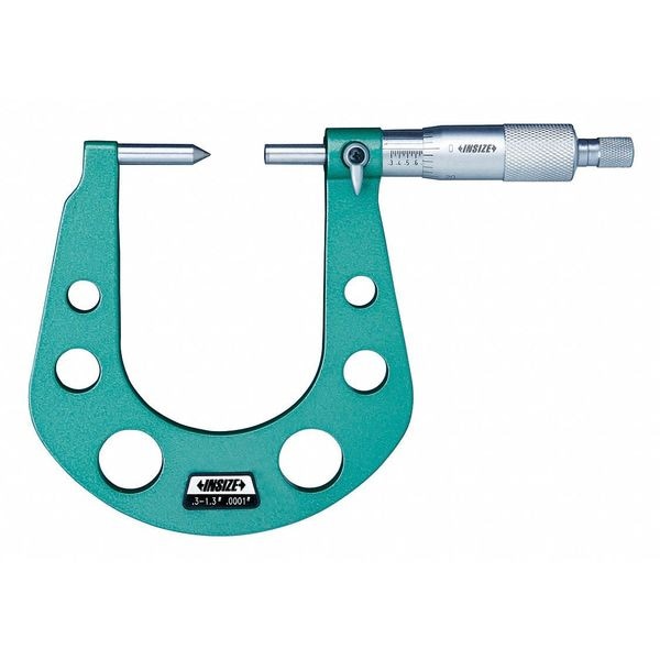 Insize Disk Brake Micrometer, Disk Anvil 3288-1 | Zoro