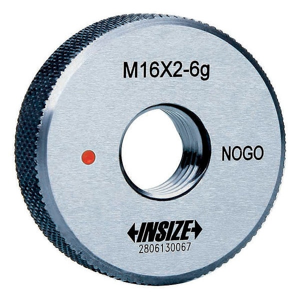 Insize Thread Ring Gage, Thread Size M6.0-1.00 4120-6N | Zoro