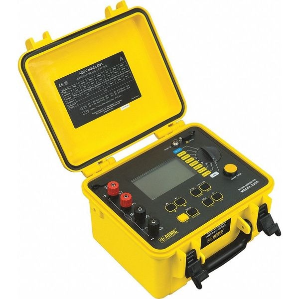 Aemc Instruments Micro Ohm Meter, 0.1u Ohms Resolution 6255 | Zoro