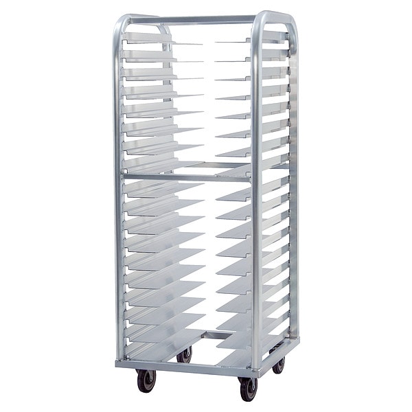 New Age Industrial Stepped-Angle Roll-In Pan Rack 4637 | Zoro